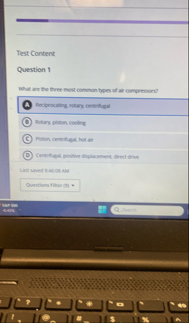 Solved Test ContentQuestion 1What are the three most common | Chegg.com