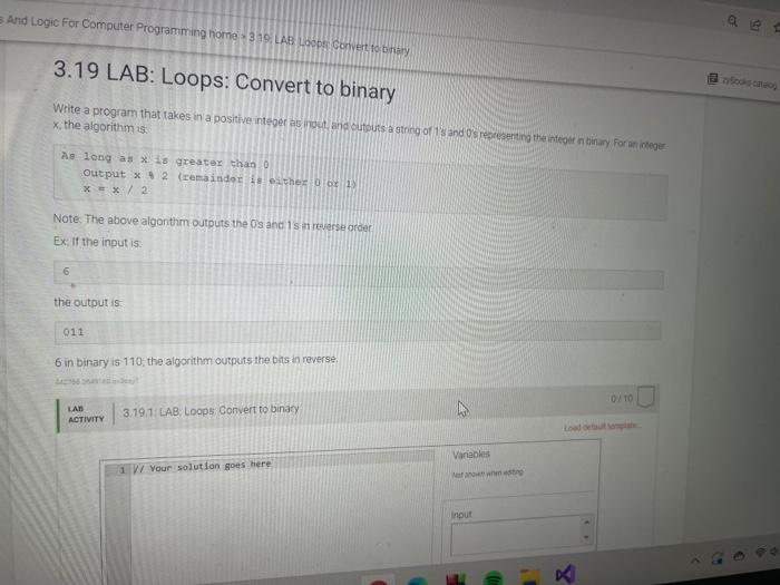 Solved x, the algorithm is. As long as x. is greater than 0 | Chegg.com