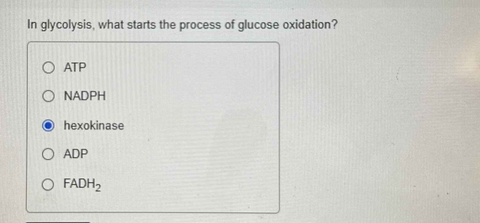 Solved In glycolysis, what starts the process of glucose | Chegg.com