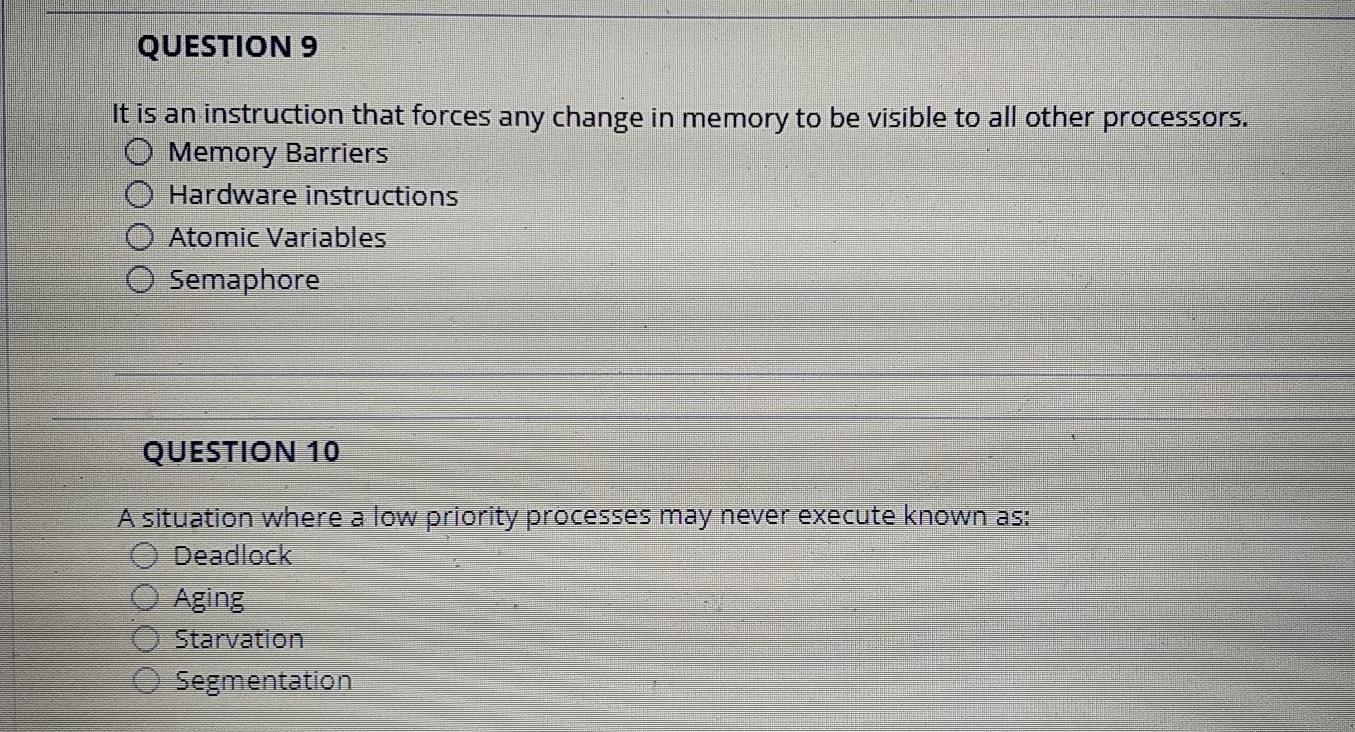 Solved QUESTION 7 If a process is executing in its critical | Chegg.com