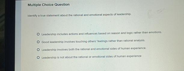 Solved Multiple Choice QuestionIdentify a true statement | Chegg.com