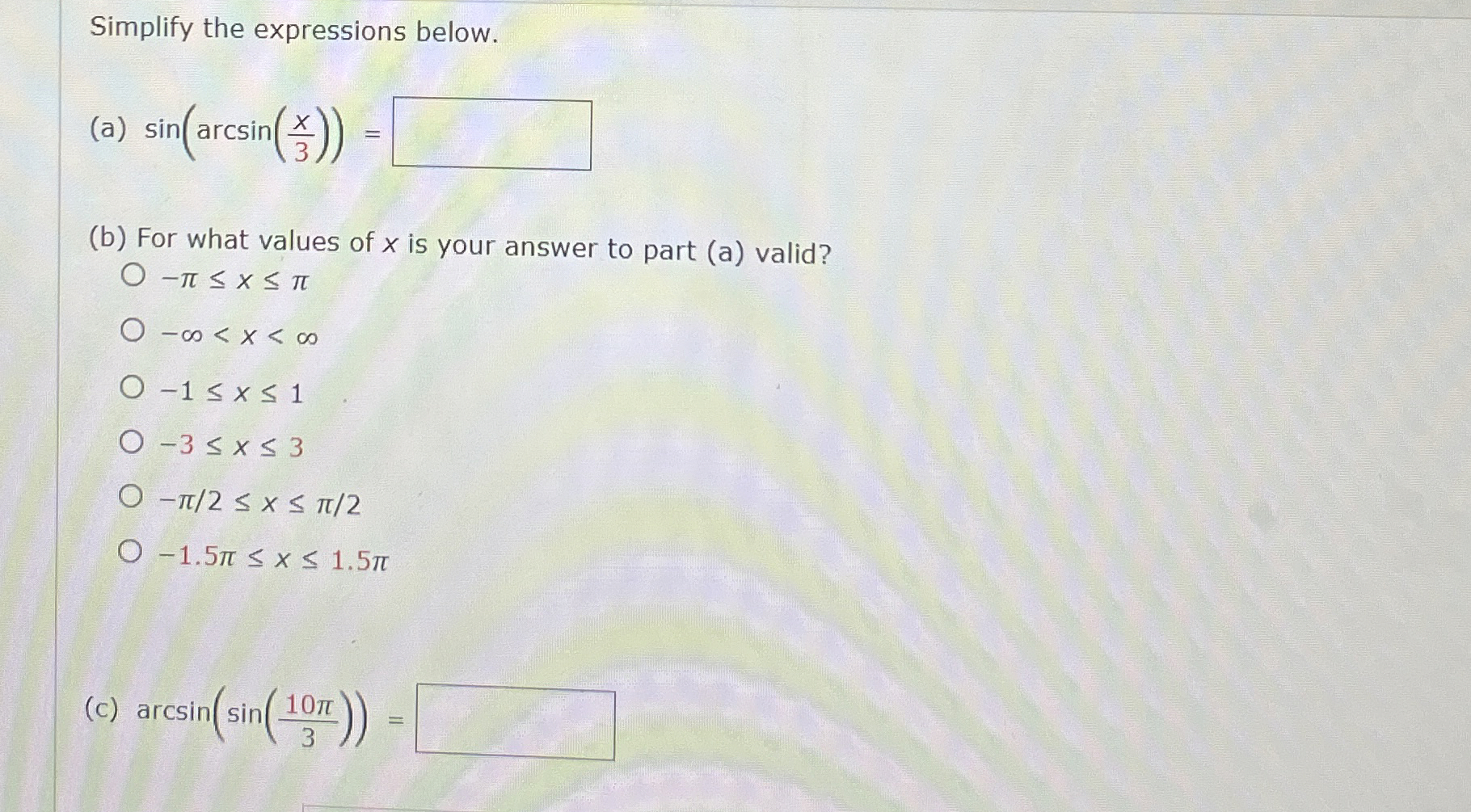 Solved Simplify the expressions | Chegg.com