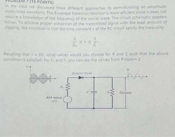 Solved In The Class We Discussed Three Different Approaches