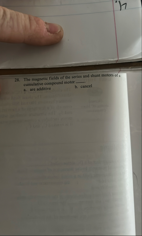 Solved The magnetic fields of the series and shunt motors of | Chegg.com