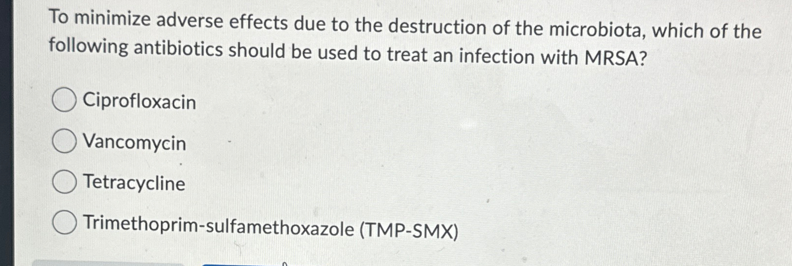Solved To minimize adverse effects due to the destruction of | Chegg.com