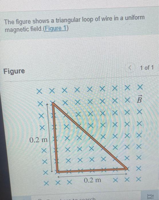 Solved The figure shows a triangular loop of wire in a | Chegg.com
