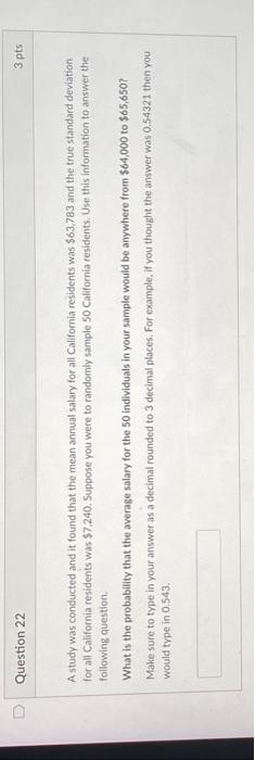 Solved A study was conducted and it found that the mean | Chegg.com