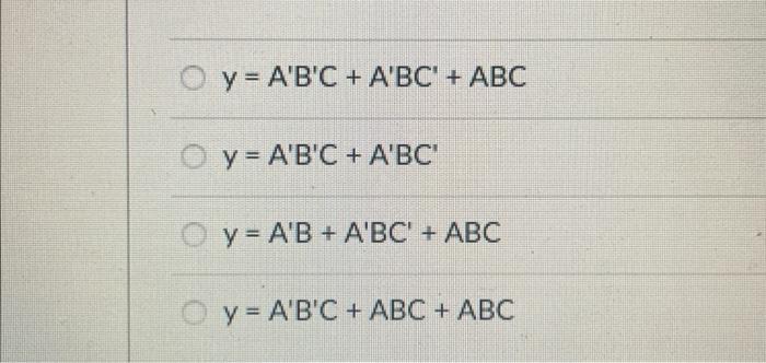 Solved Consider the given truth table and select the correct | Chegg.com