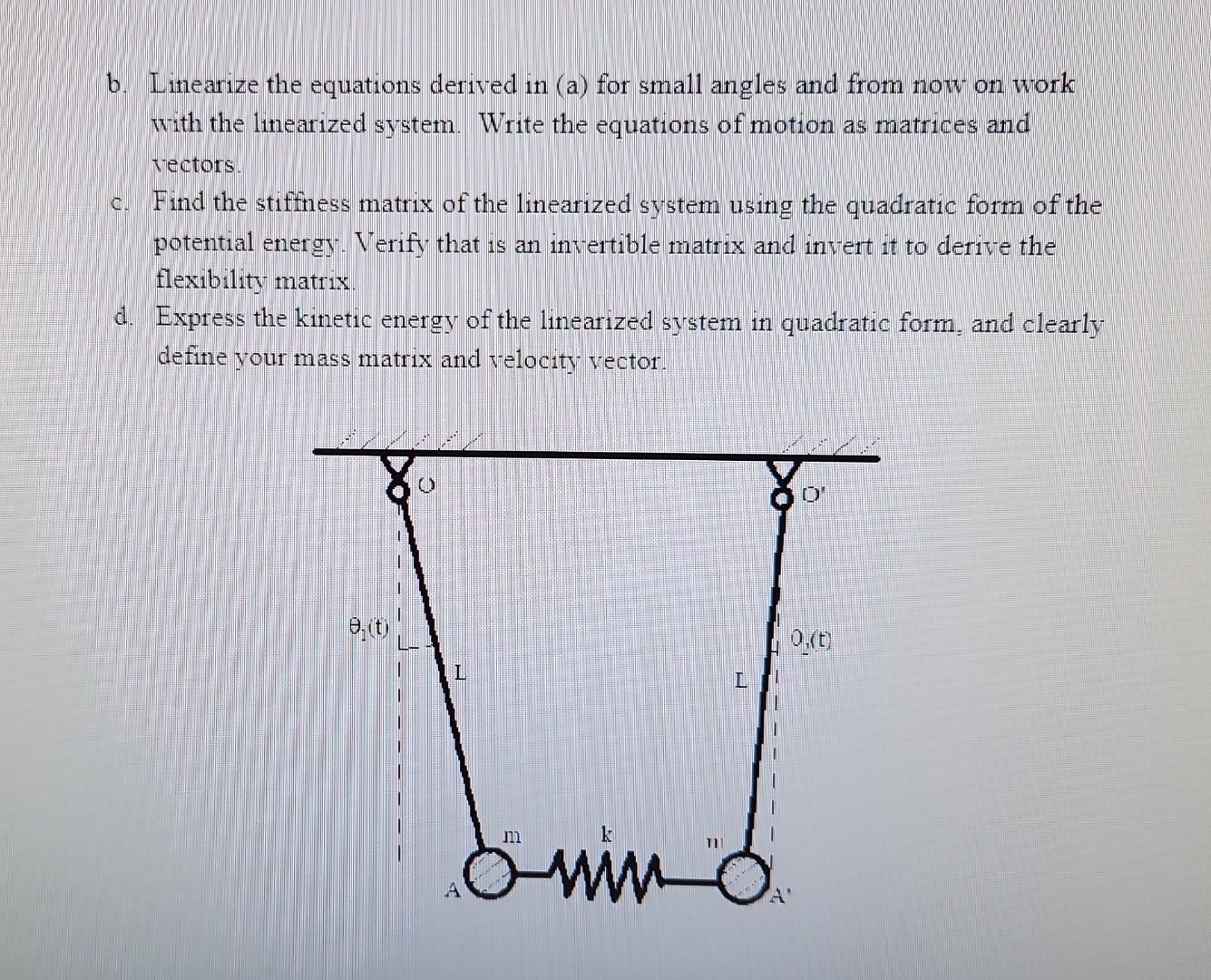 Solved Consider the following system of two coupled | Chegg.com