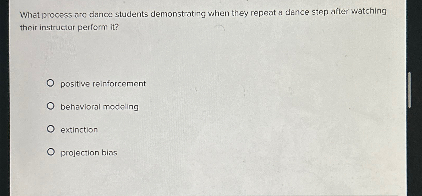 Solved What process are dance students demonstrating when | Chegg.com