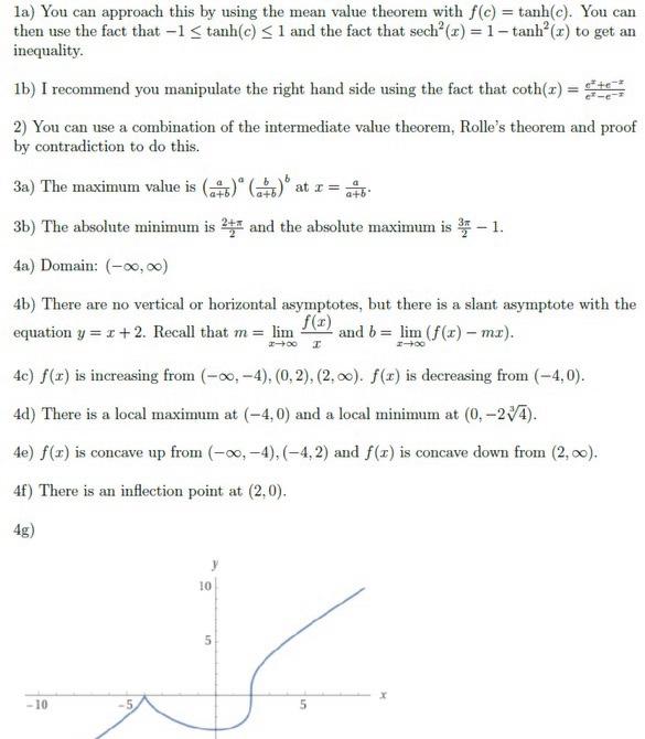Solved (1) a) [8pts] Show that ∣tanhx−tanhy∣≤∣x−y∣ for all | Chegg.com