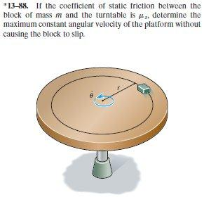 Solved If the coefficient of static friction between the | Chegg.com