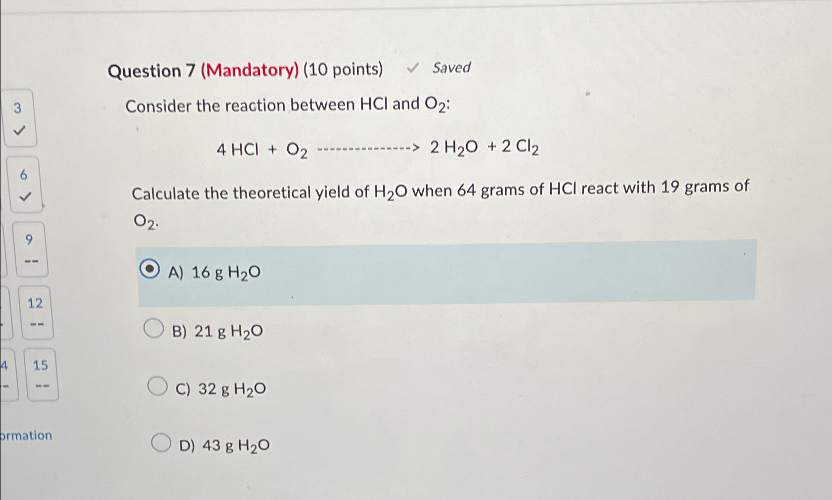 Solved Question 7 (Mandatory) (10 ﻿points) ﻿SavedConsider | Chegg.com