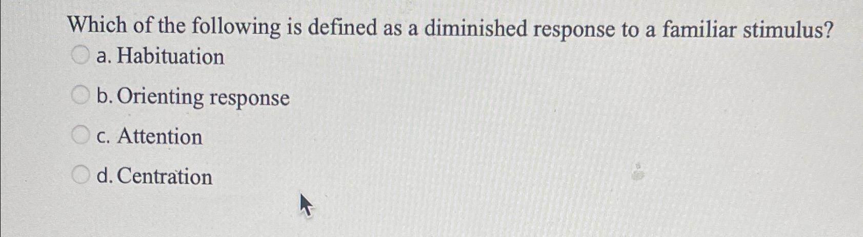 Solved Which of the following is defined as a diminished | Chegg.com