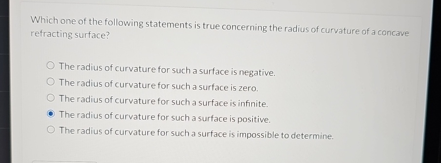 Solved Which One Of The Following Statements Is True