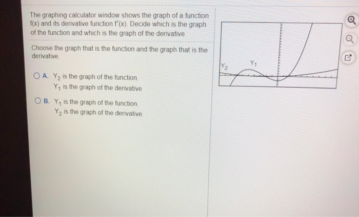 Solved The graphing calculator window shows the graph of a | Chegg.com