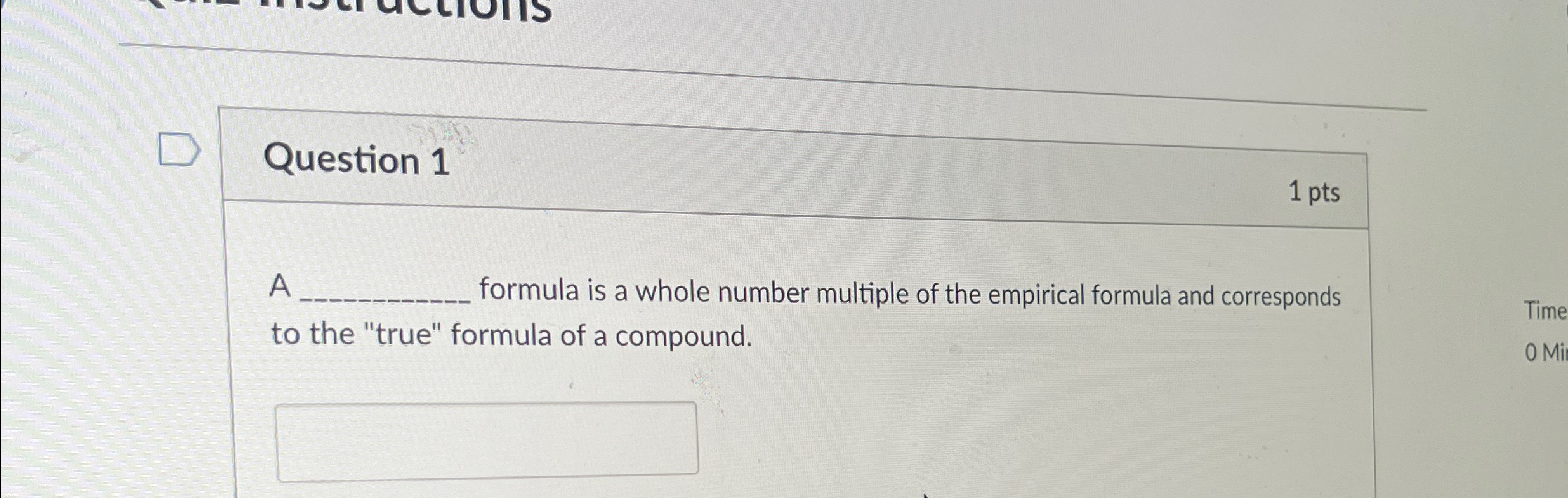 Solved Question 11ptsA formula is a whole number multiple of | Chegg.com