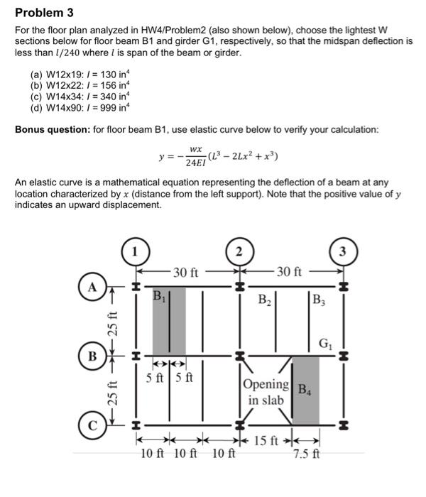 Solved For the floor plan analyzed in HW4/Problem2 (also | Chegg.com