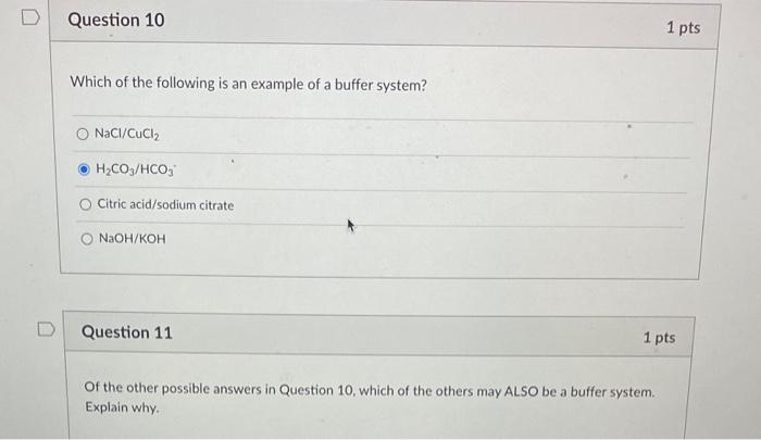 Solved Of the other possible answers in Question 10, which | Chegg.com