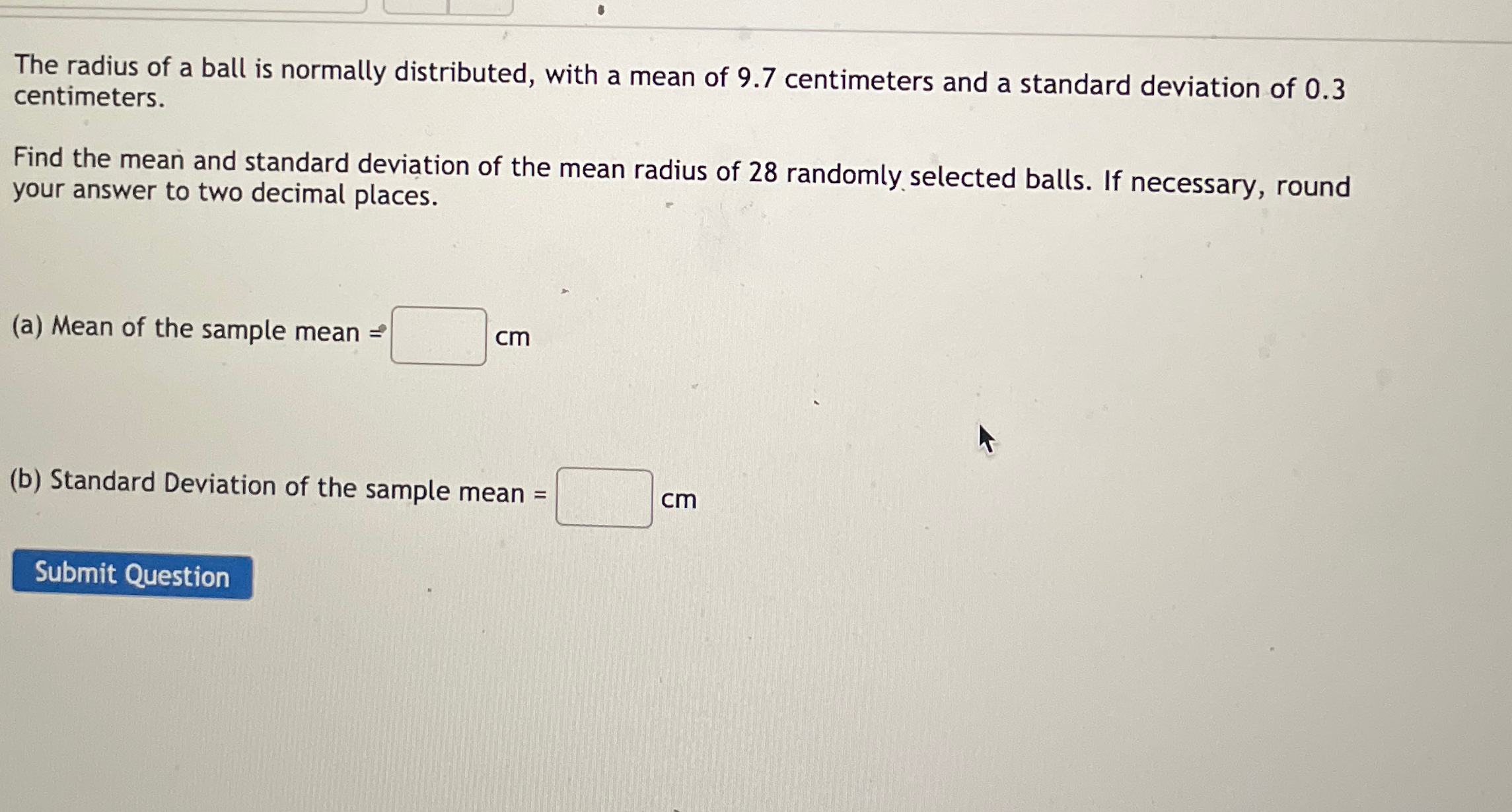 Solved The radius of a ball is normally distributed, with a | Chegg.com