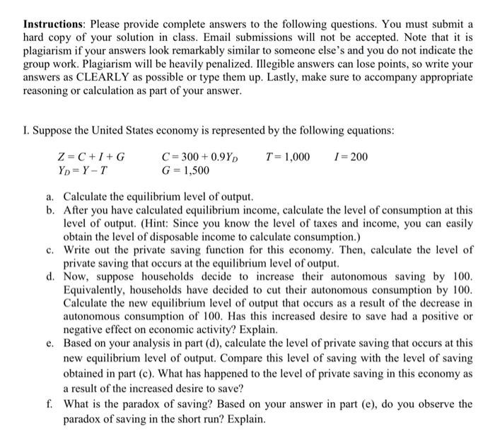 Solved Instructions Please Provide Complete Answers To The 