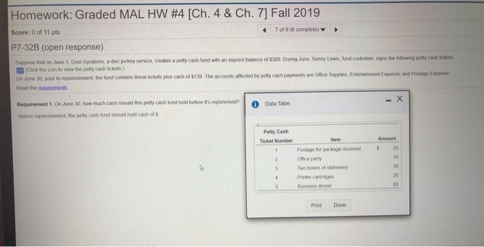 Solved Homework: Graded MAL HW #4 [Ch. 4 & Ch.7] Fall 2019 | Chegg.com