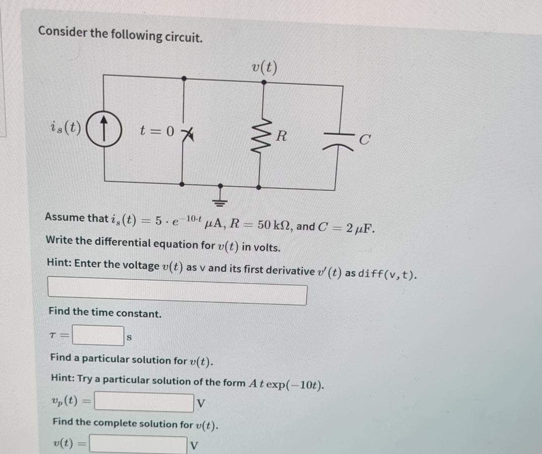 Solved Consider the following circuit.Assume that | Chegg.com