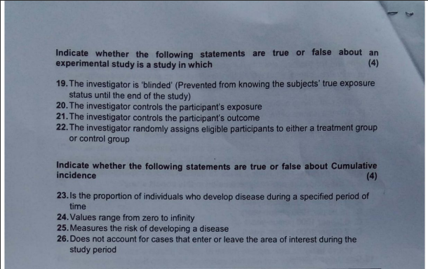 Solved Indicate whether the following statements are true or | Chegg.com