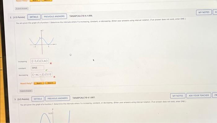 Solved 2. [Y3 Points] DETAILS PAEVOUS AN5WERS TANAPCALC10 | Chegg.com