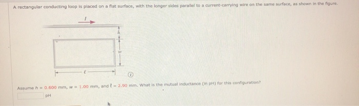 Solved A rectangular conducting loop is placed on a flat | Chegg.com