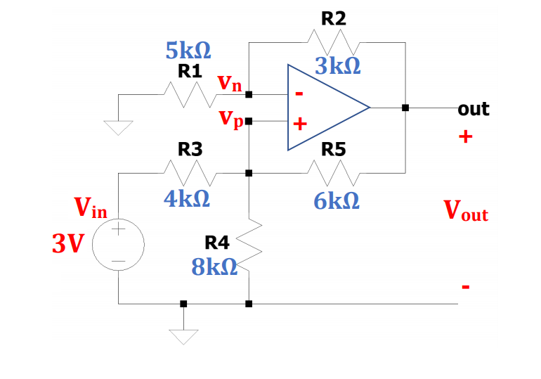 Solved " in this circuit linear OP-AMP calculate Vout when | Chegg.com