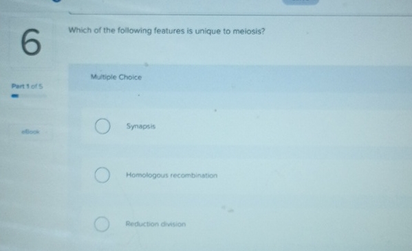 Solved Which of the following features is unique to | Chegg.com