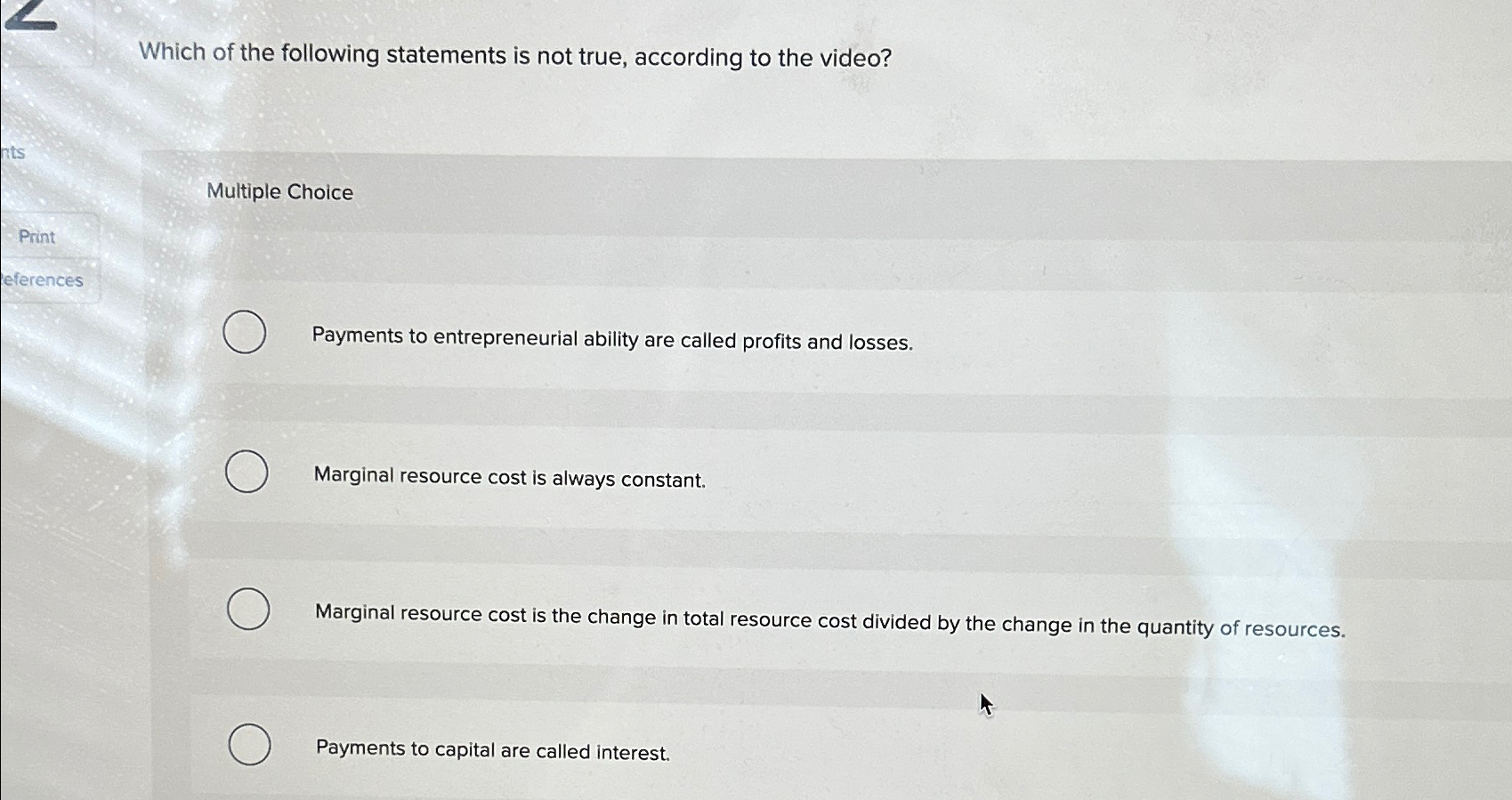 Solved Which of the following statements is not true, | Chegg.com