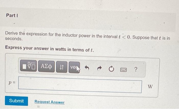 Solved The triangular current pulse shown in (Figure 1) is | Chegg.com