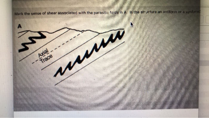 Solved Mark the sense of shear associated with the parasitic | Chegg.com