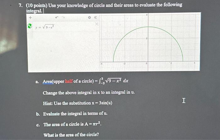 Solved (10 points) Use your knowledge of circle and their | Chegg.com