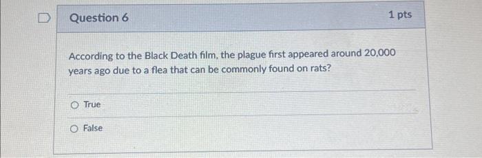 According to the Black Death film, In 1392 C.E. the | Chegg.com