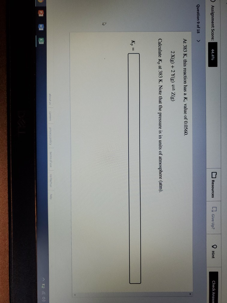 Solved Assignment Score: 44.4% Resources [ Give Up? Hint | Chegg.com