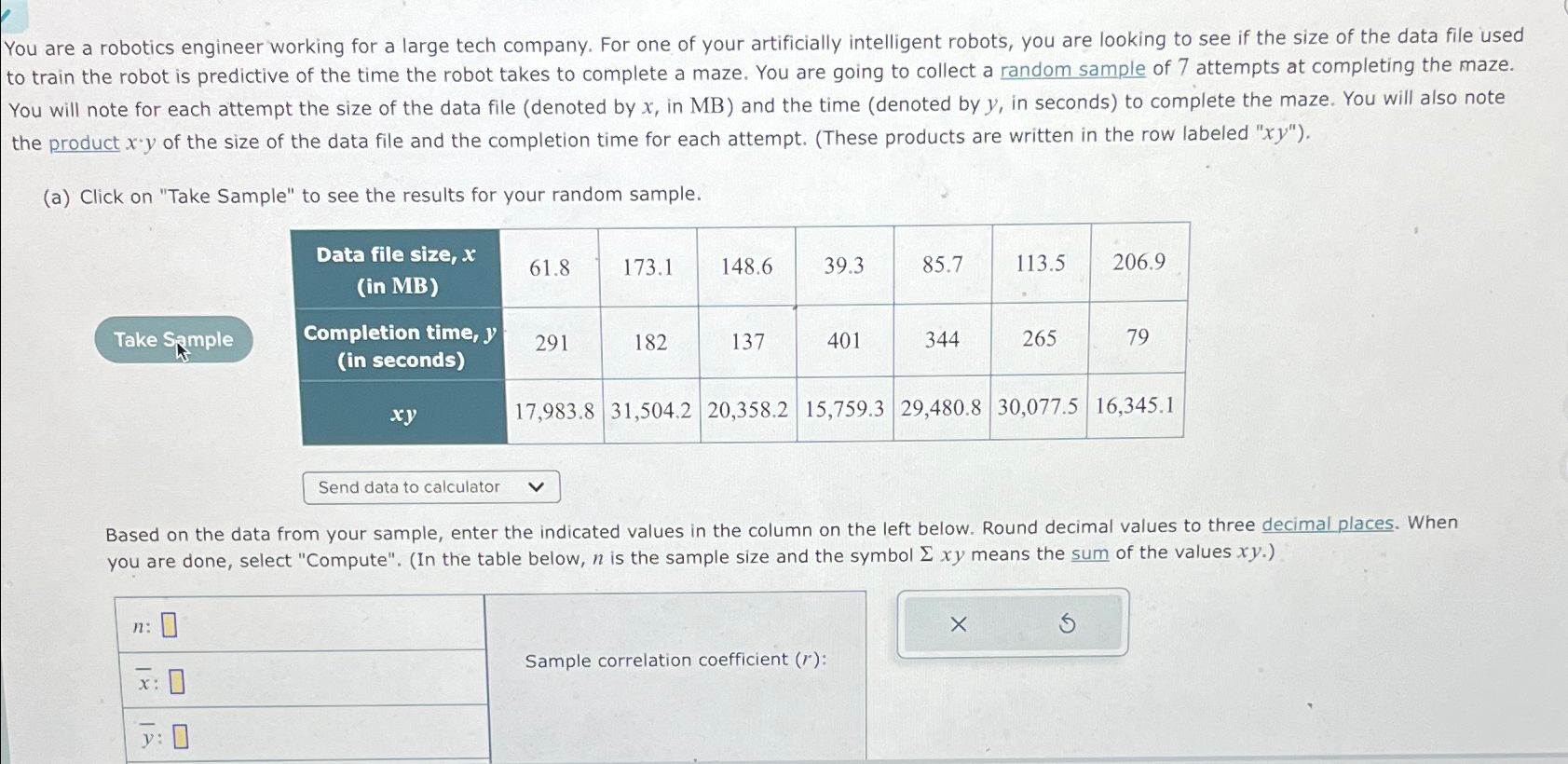 Solved You are a robotics engineer working for a large tech | Chegg.com