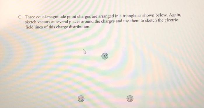 Solved Problem 2: Electric field-line diagrams A field line | Chegg.com