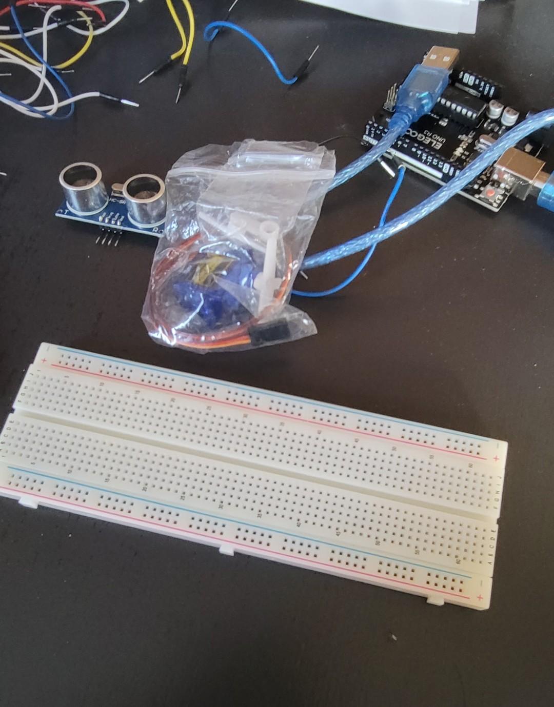 Solved please setup the circuit below on a breadboard using | Chegg.com