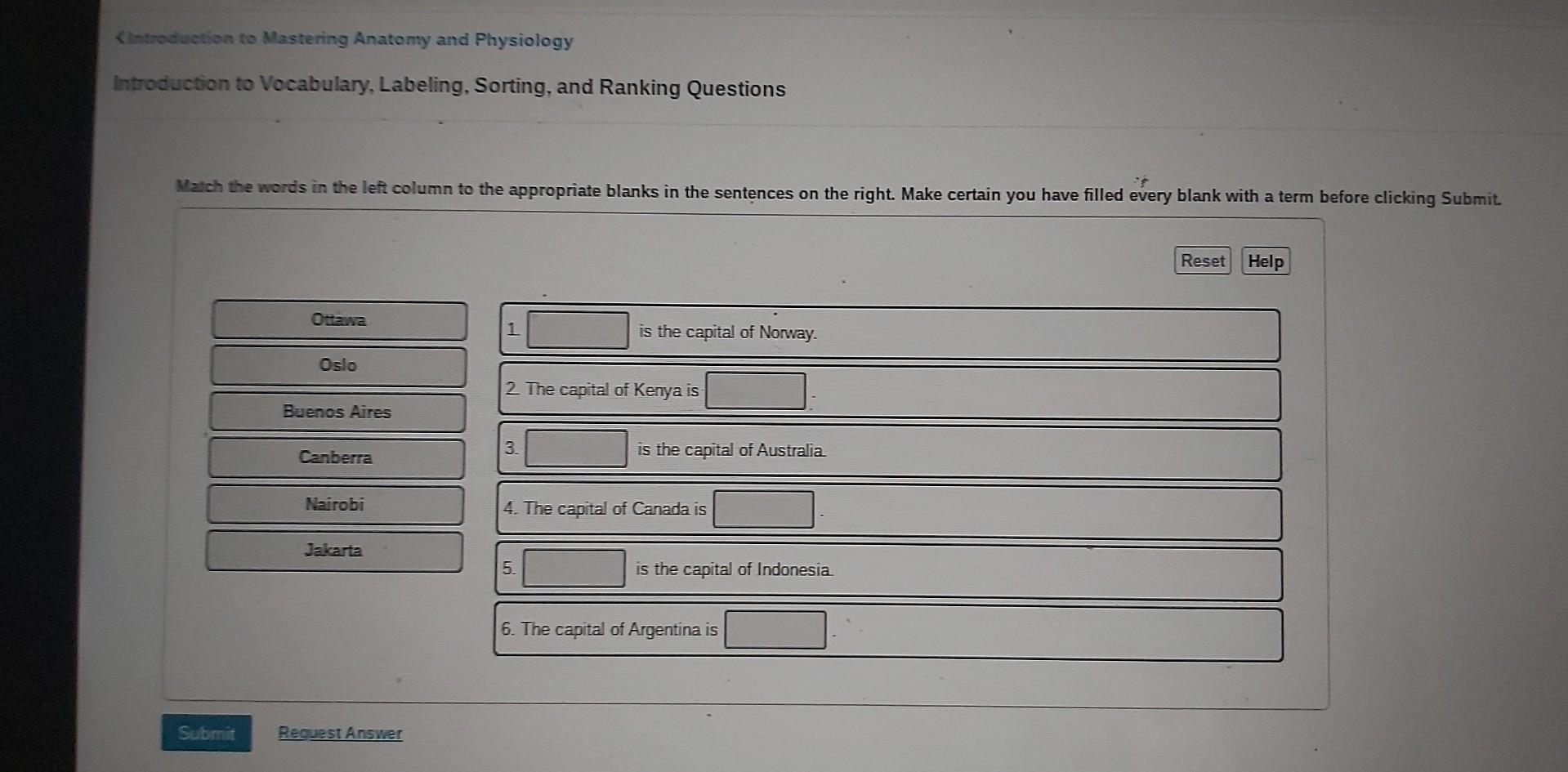Solved K-troduction to Mastering Anatomy and Physiology | Chegg.com