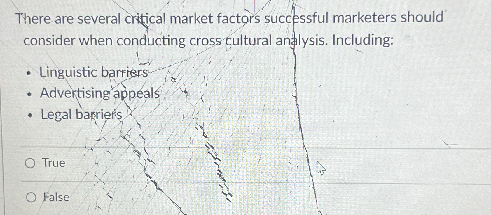 Solved There are several critical market factor's successful | Chegg.com