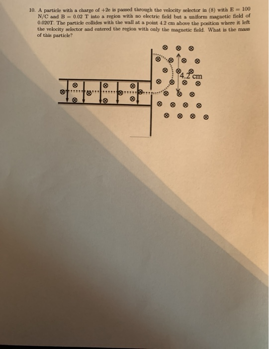 Solved 4. If a particle is traveling at a faster speed, u, | Chegg.com
