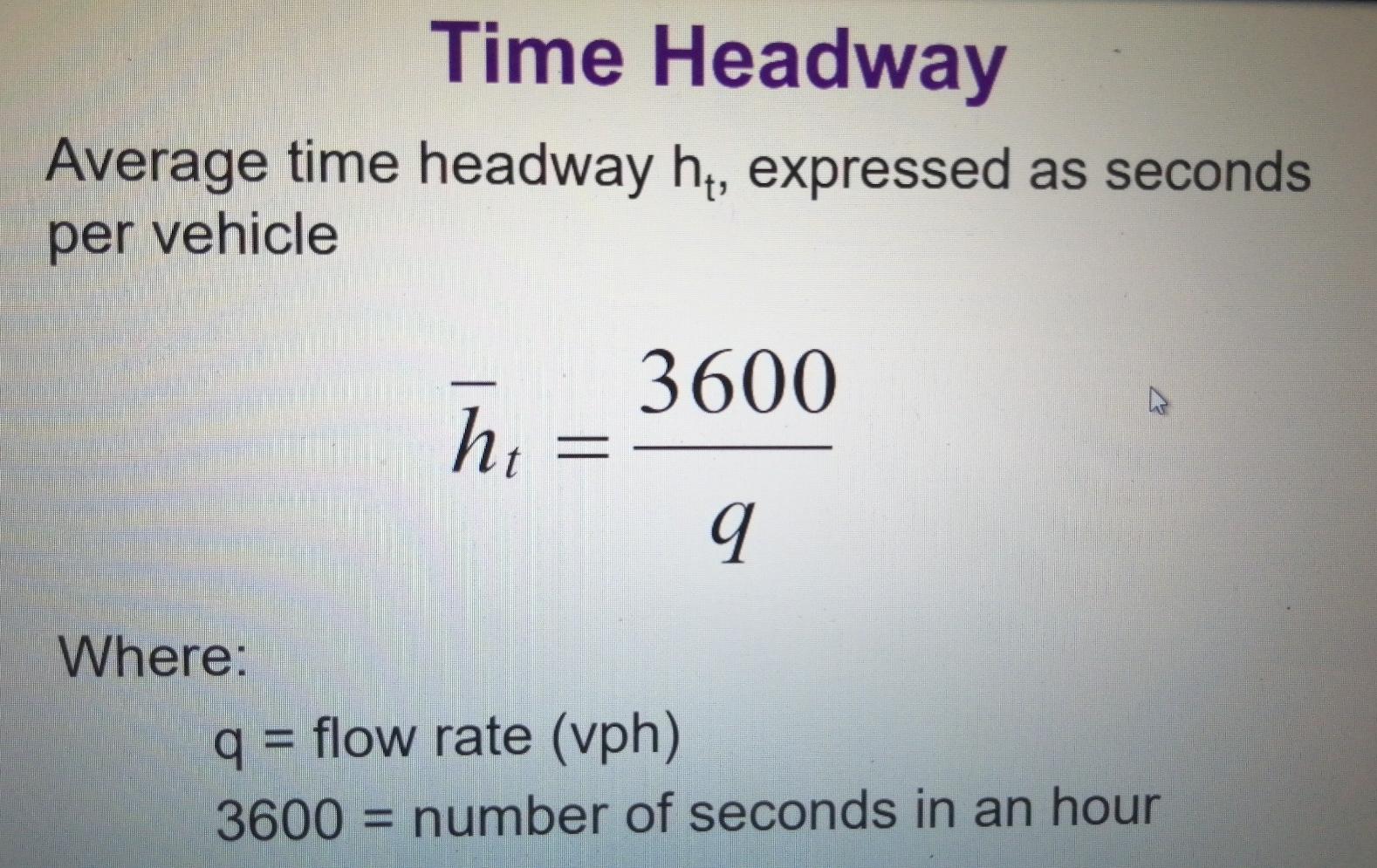 Solved 1. The following relationship between the traffic | Chegg.com