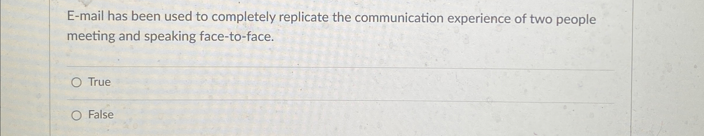 Solved E-mail has been used to completely replicate the | Chegg.com