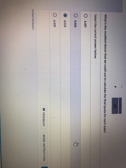Solved Use Webster's method of determining apportionment | Chegg.com
