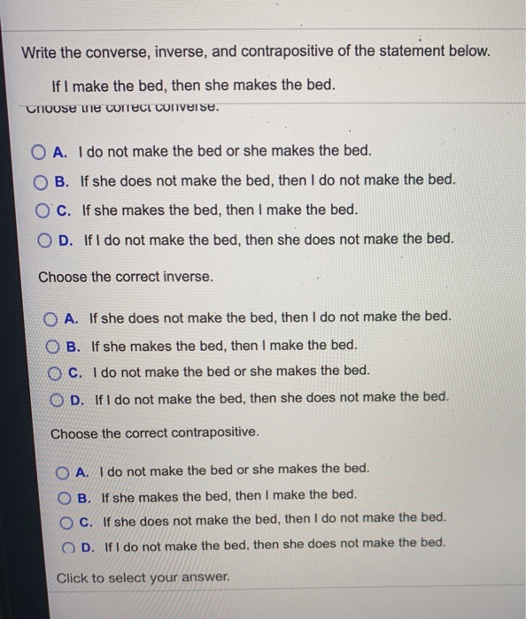 Solved Use letters to represent each non-negated simple | Chegg.com
