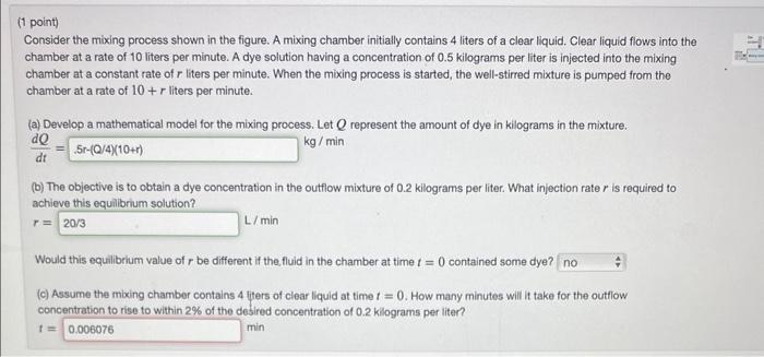 Solved Consider the mixing process shown in the figure. A | Chegg.com