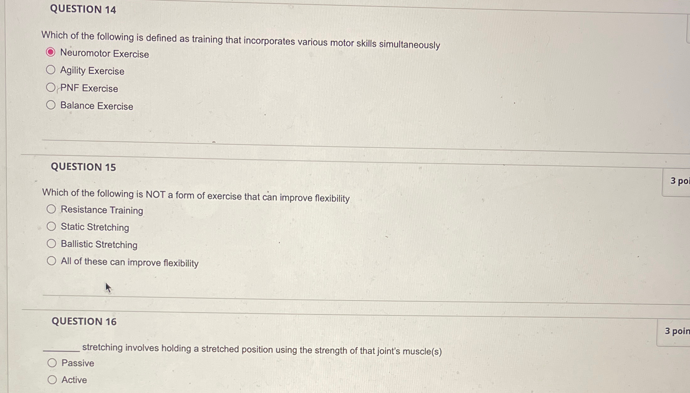 Solved QUESTION 14Which of the following is defined as | Chegg.com